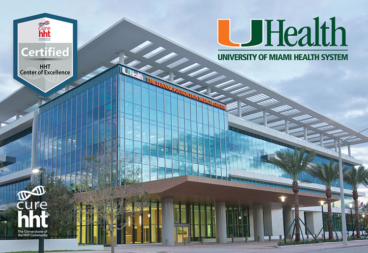 UHealth Certified as HHT Center of Excellence - InventUM