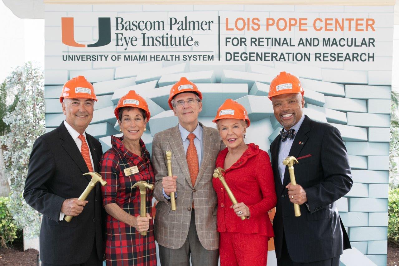 Ceremonial Wall-Breaking for the Lois Pope Center for Retinal and ...