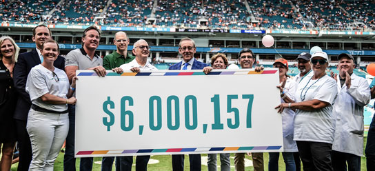 Dolphins Cancer Challenge Total Hits $22.5M+ for Cancer Research at ...