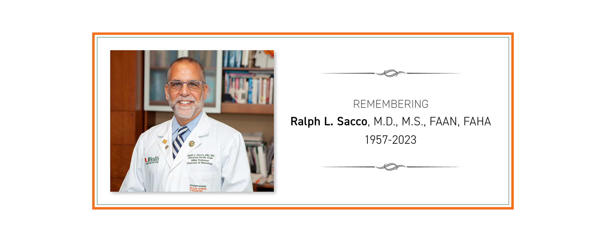 Remembering Dr. Ralph L. Sacco - InventUM