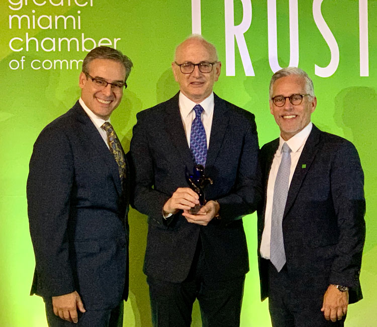 Sylvester Receives Trailblazer Award from Miami Chamber - InventUM