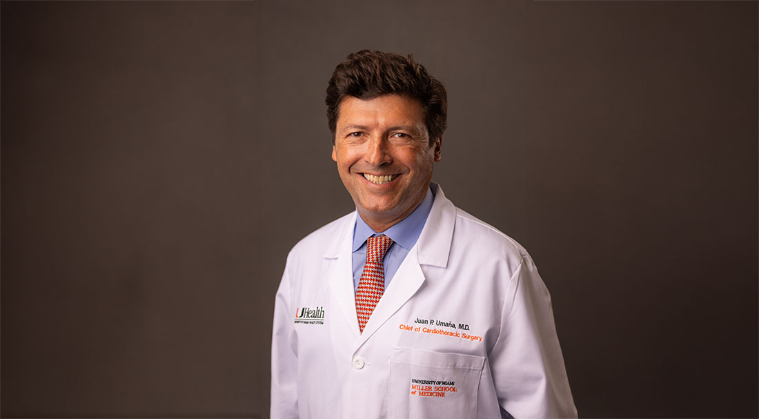 Dr. Juan Pablo Umaña Joins the Miller School and UHealth as Chief of ...